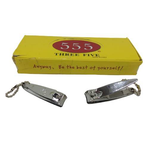 Nail Clipper 555 Stainless Steel (S) (Per Box 12Pcs) | Shopee Malaysia