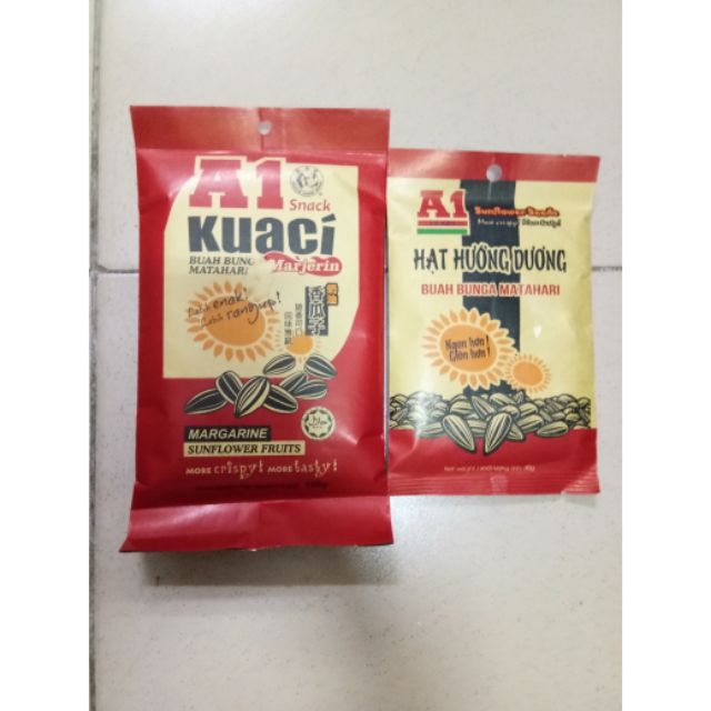 A1 KUACI / SUNFLOWER SEEDS 40G/100G | Shopee Malaysia