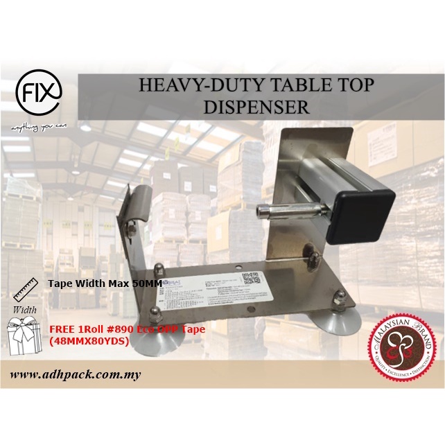 Heavy Duty Table Top Tape Dispenser (Metal type) | Shopee Malaysia