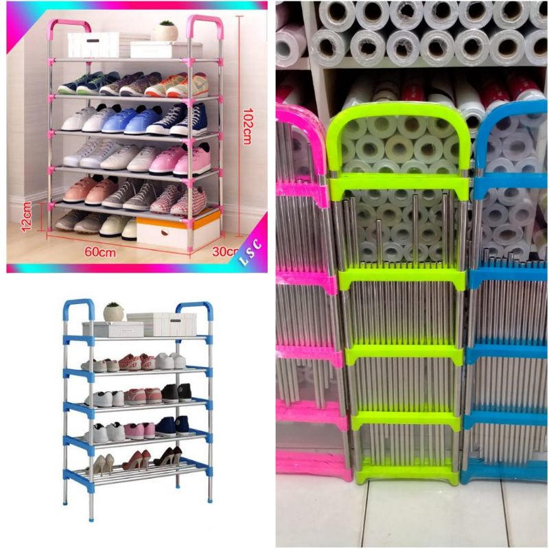 Shoe RACK 5 STORIES SANDAL RACK | Shopee Malaysia