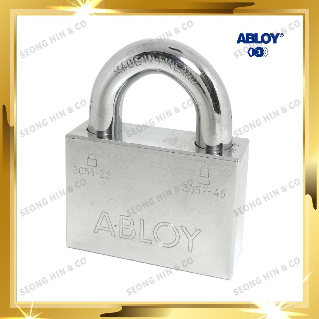 ABLOY 70MM 3056-25 EXTRA STRONG STEEL HARDENED PADLOCK (MADE IN FINLAND) (CLASSIC OLD MODEL ...