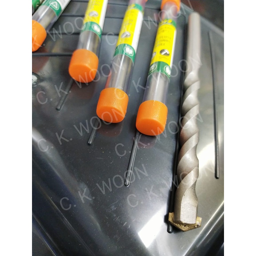 5 12mm Hitz 2 Flute Masonry Wall Impact Drill Bit For Drilling Concrete Cement Dry Brick Wall
