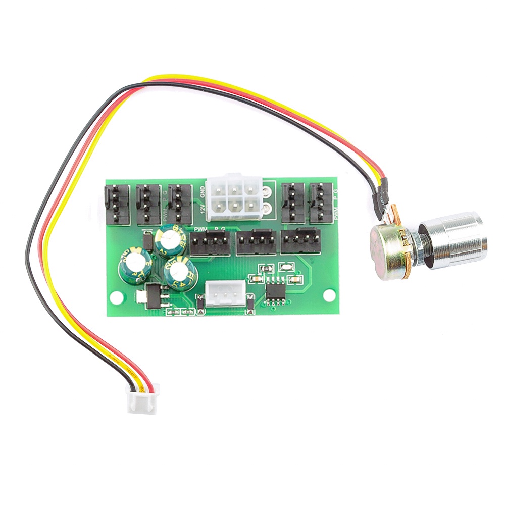 12V Computer Case Mining Machine Fan Governor 8-way Fan Hub PWM High ...