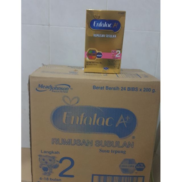 Enfalac a+ step 2 (200g x 24 packs) | Shopee Malaysia