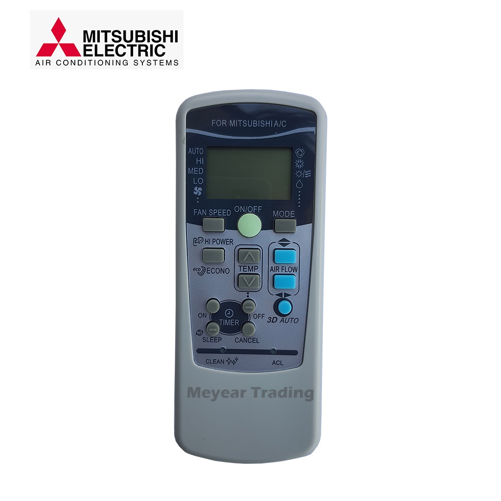 Mitsubishi A/C Remote Control Aircond Air Conditioning Air Conditioner ...