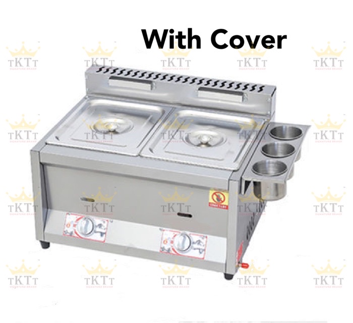 TKTT 2 x 8L Double Gas Multi Functional Cooker Gas Ventilation Deep ...