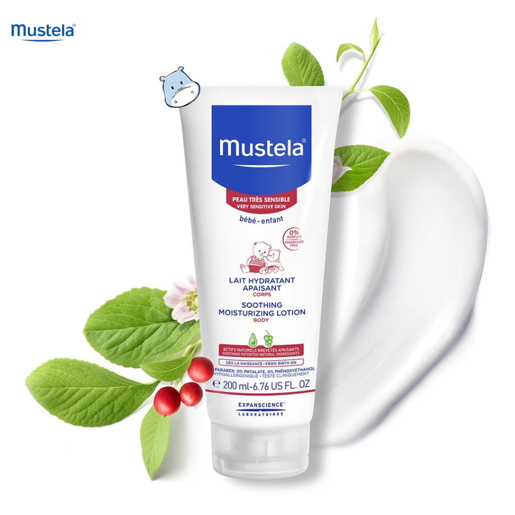 Mustela Sensitive Skin Soothing & Moisturizing Body Lotion 200ml (Exp ...