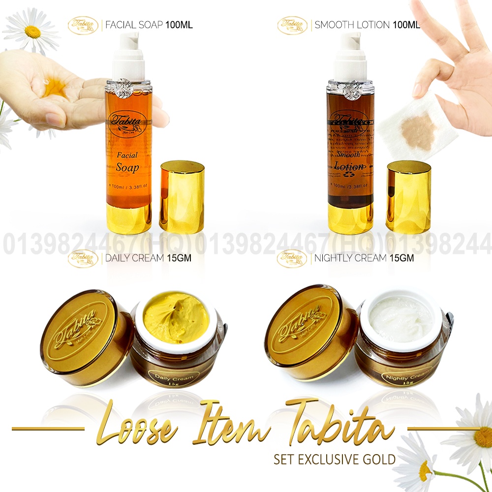 💥LOOSE ITEM TABITA SET EXCLUSIVE GOLD || Treatment for Acne & Freckles💥 ...