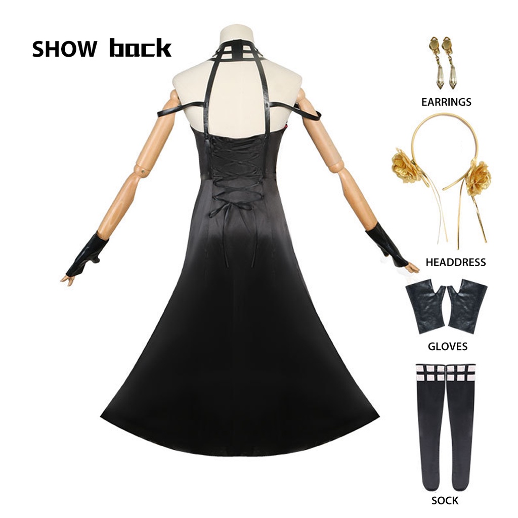 Yor Forger Cosplay Costumes, Spy Family Princess Bramble Black Uniform ...