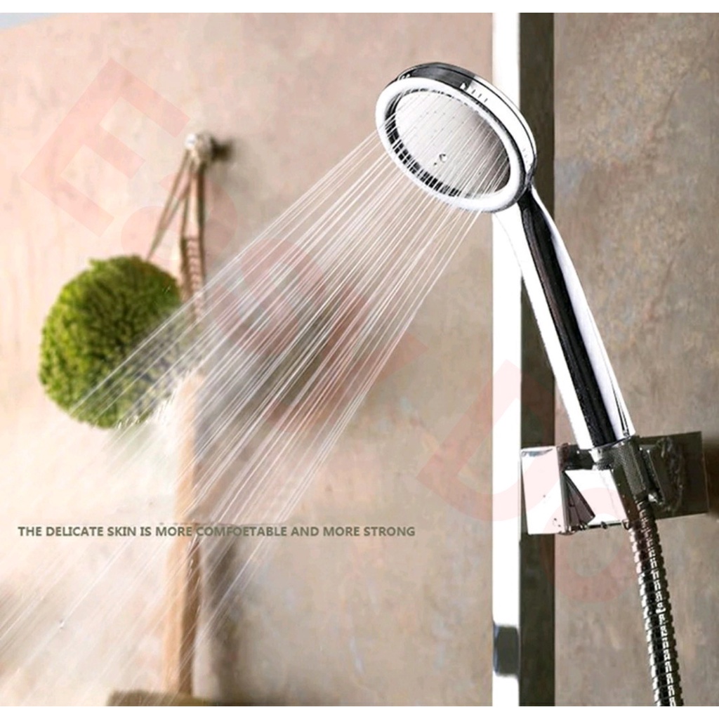 NEW High Turbo Pressure Shower Head Bathroom Powerful Energy Water ...