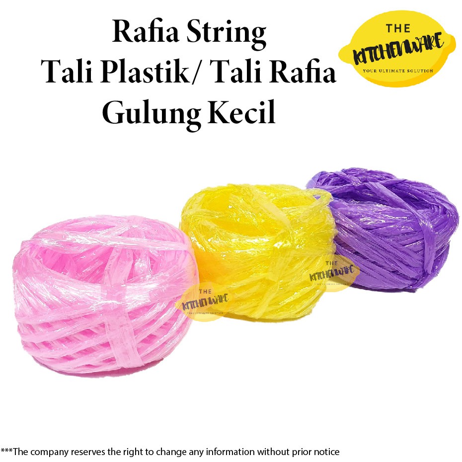 Gulung Kecil Raffia String / Plastic String / Rope / Tali Rafia Plastik ...
