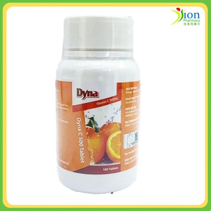 DYNA C 500MG TABLETS 100S | Shopee Malaysia