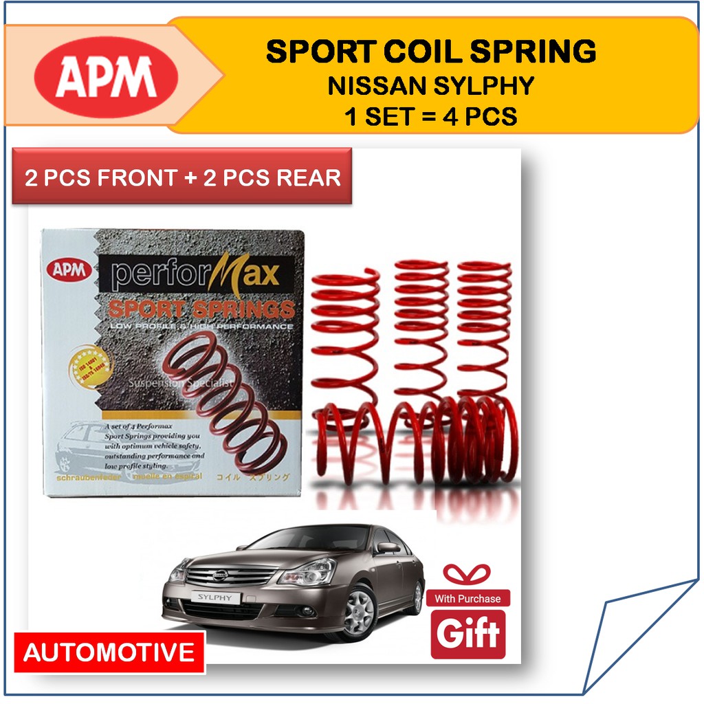 APM Nissan Sylphy Sport Coil Spring (Clearance Stock) | Shopee Malaysia
