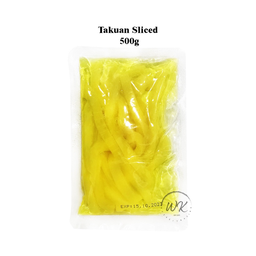 Takuan Sliced Yellow Pickled Radish Sliced / Kizami Takuan HALAL 150G ...