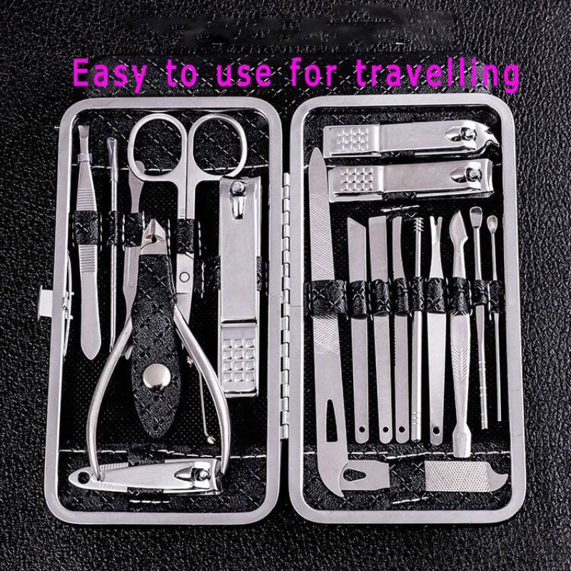 (19pcs) Set Penjagaan Kuku, telinga, bulu, tangan, muka dan banyak lagi ...