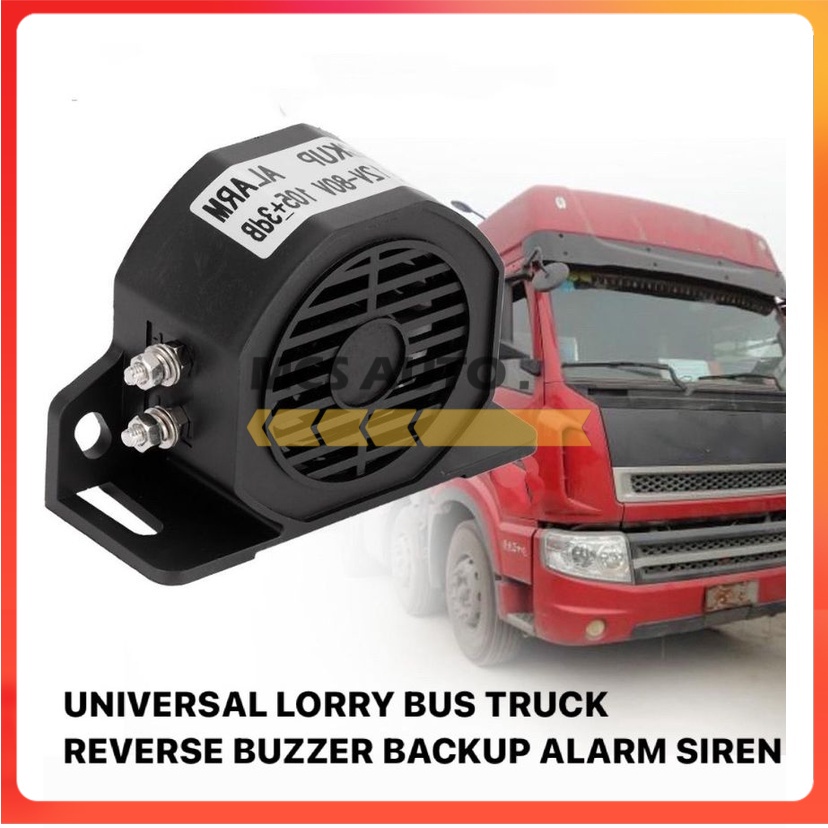 UNIVERSAL LORRY BUS TRUCK SUPER LOUD HEAVY DUTY REVERSE BUZZER BACKUP ...