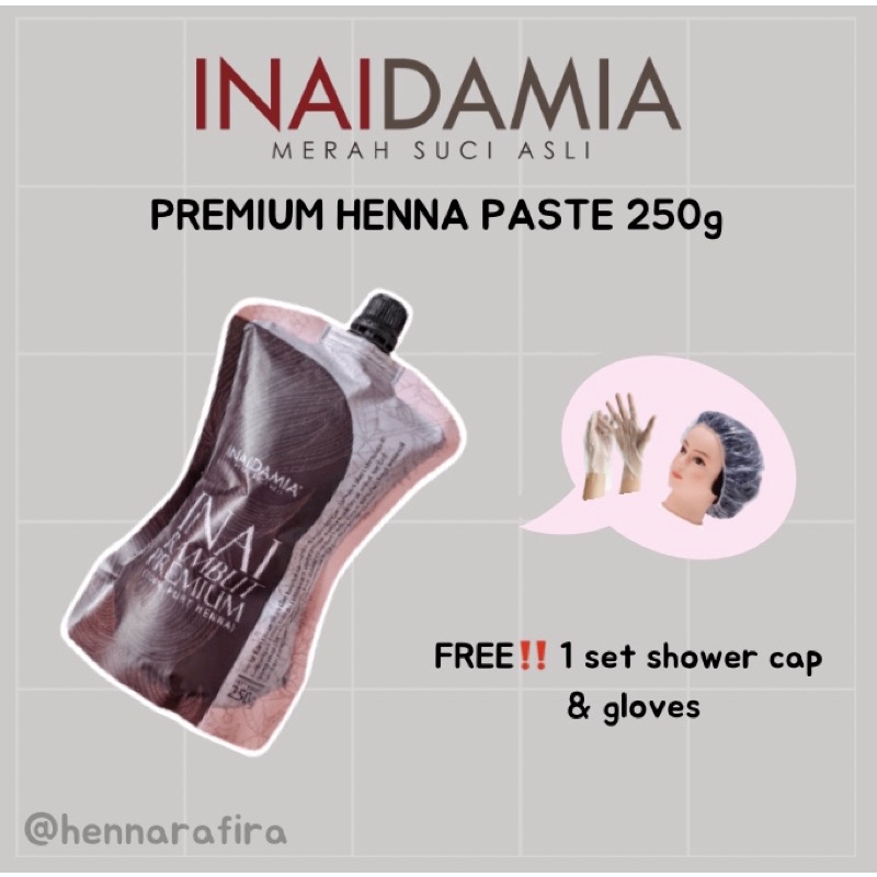 INAI RAMBUT HALAL | PEWARNA RAMBUT HALAL | PREMIUM HENNA PASTE ...