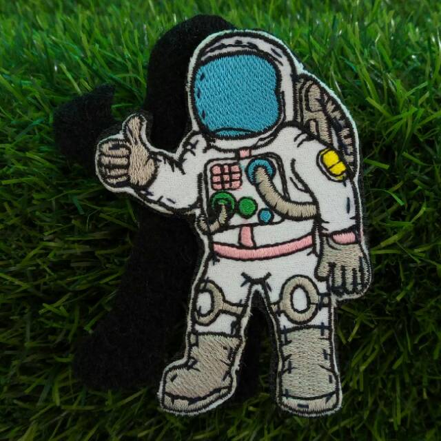 Embroidery Velcro Astronaut Astronaut NASA Emblem Patch American ...
