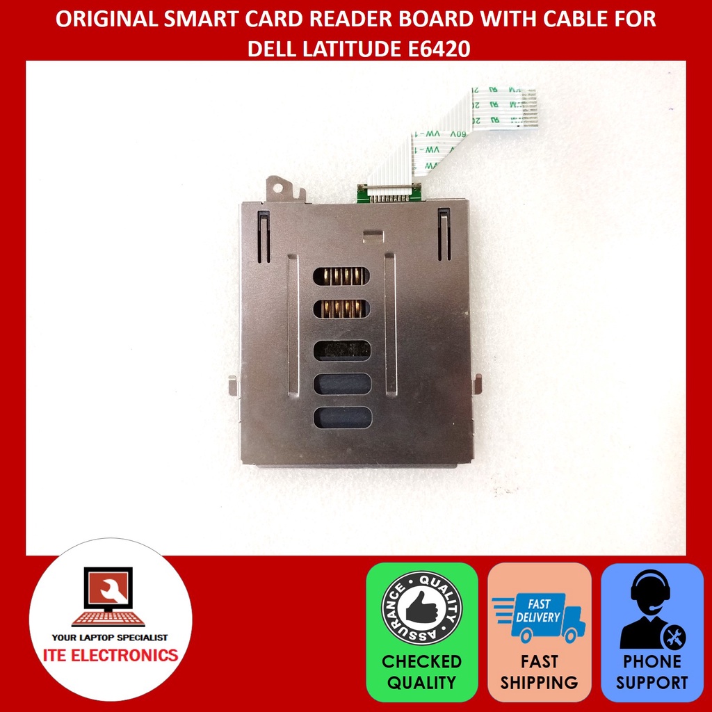 ORIGINAL DELL LATITUDE E6420 SMART CARD READER BOARD WITH CABLE ...