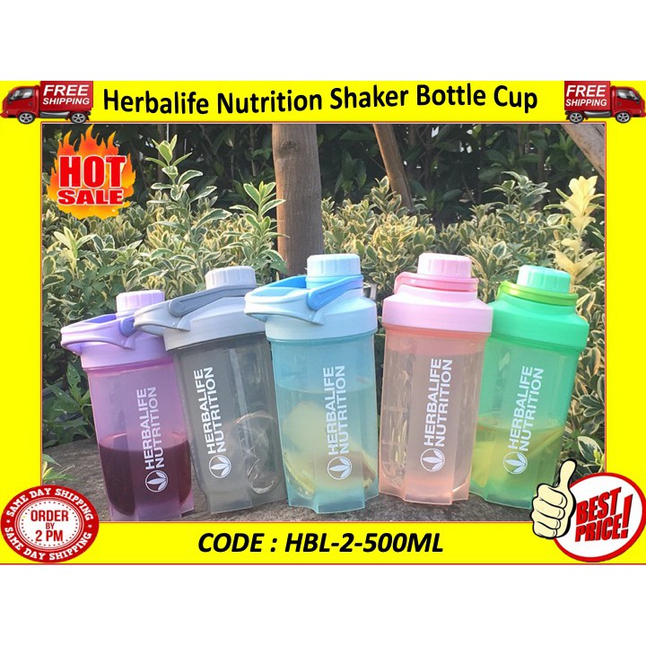 [ ]500ml Herbalife Nutrition Shaker Bottle Cup 🎁Free Stainless Ball🎁(HBL-2) | Shopee Malaysia