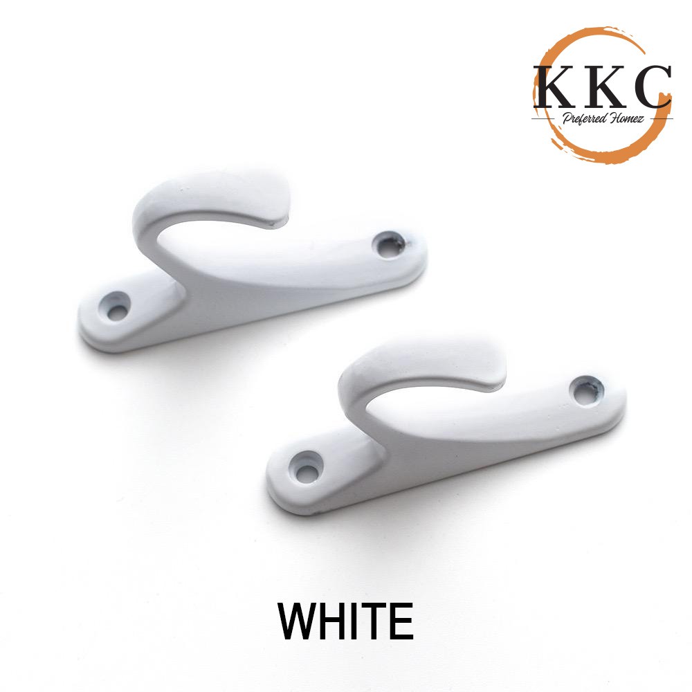 KKC 1 pair Minimalist Premium Curtain Side Hooks TieBack Hook Holdbacks ...