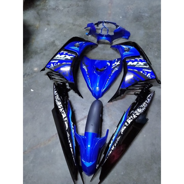 HLD Cover Set MX King LC135 V4/V5/V6/V7 'cover Black | Shopee Malaysia