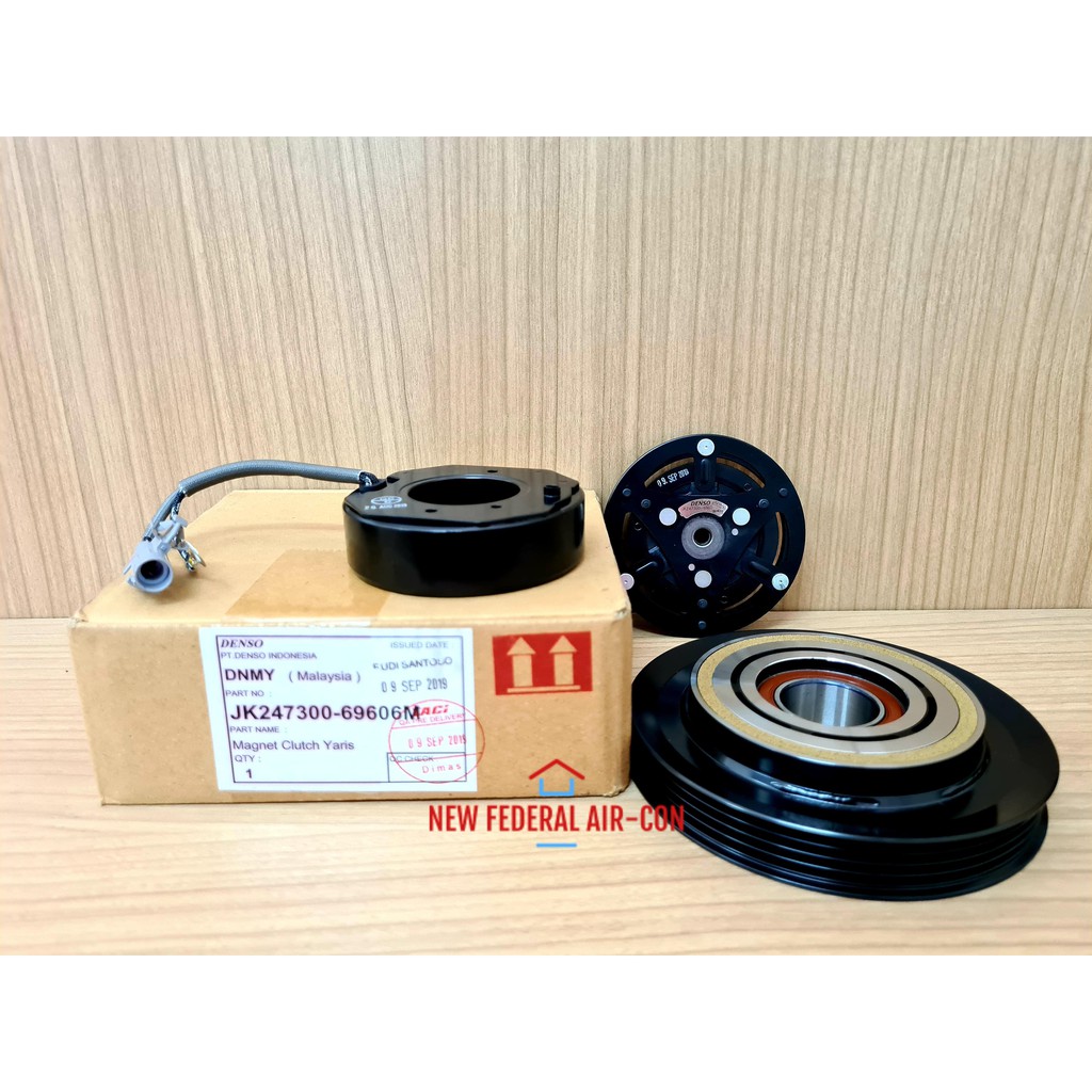 (ORIGINAL) DENSO TOYOTA VIOS YEAR 2007-2012 NCP93, YARIS 4PK MAGNETIC ...
