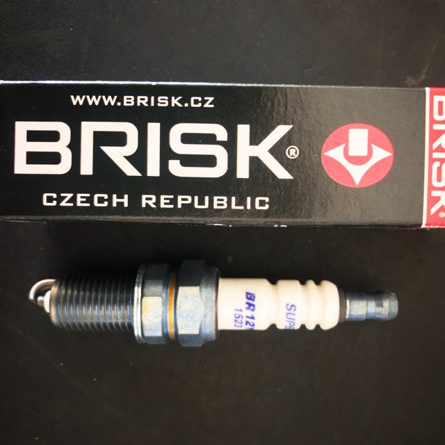 BRISK SPARK PLUG AR12C (CR8E)BENELLI HONDA KAWASAKI VESPA PIAGGIO ...