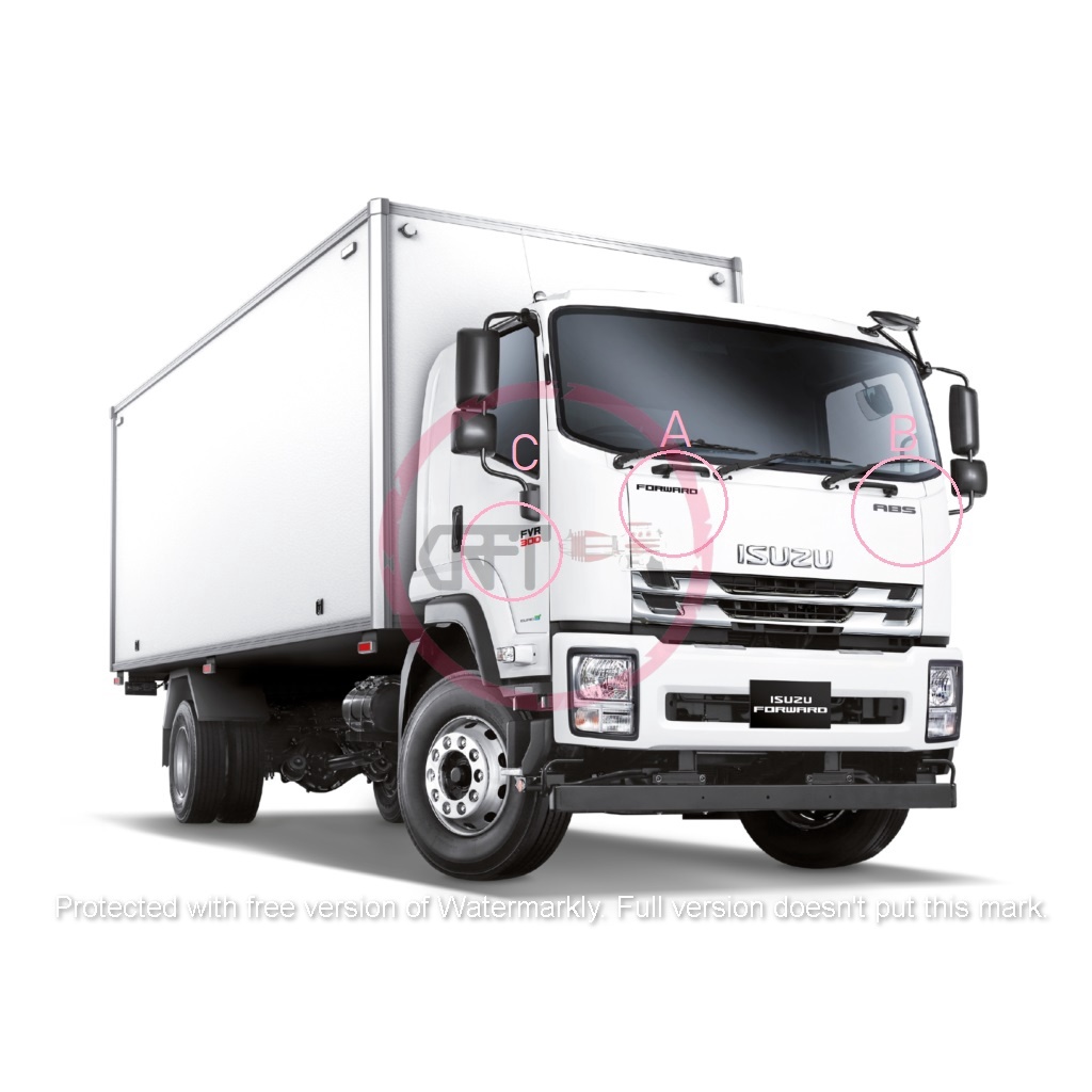 CFS429 ISUZU FORWARD F Series FVR300 FVR 300 LORRY TRUCK Lori Logo ...