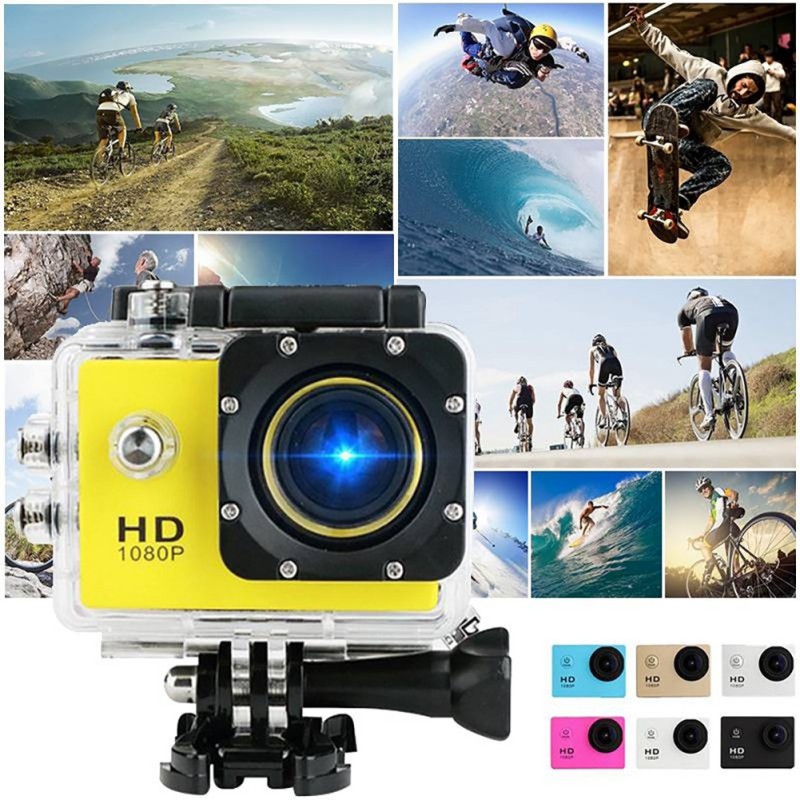 Action Camera Ultra HD 4K 30fps WiFi 2.0-inch 170D Underwater ...