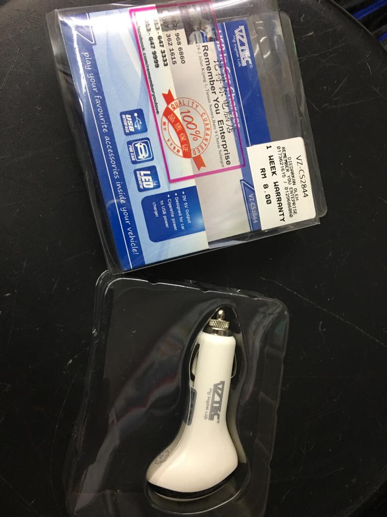 Vztec USB In-Car Charger CS2844 | Shopee Malaysia