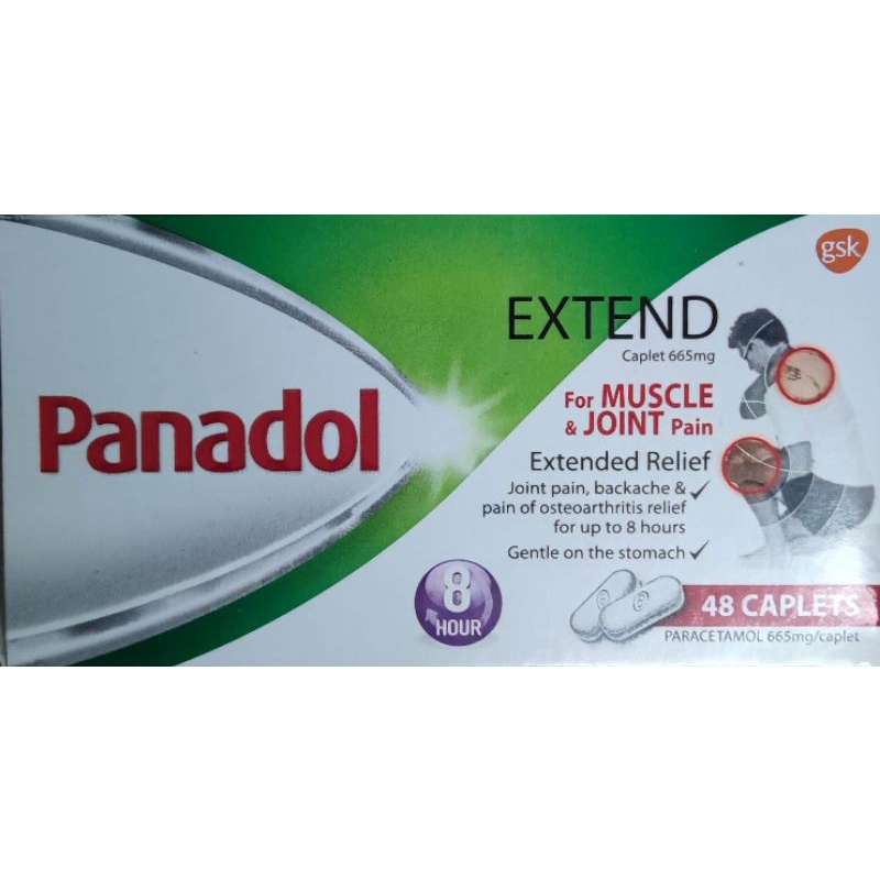 panadol extend 100% original box=48's (exp 03/2025) | Shopee Malaysia
