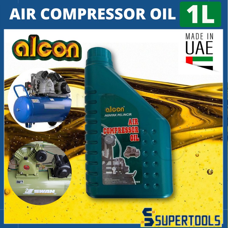 Alcon 1 Litre Air Compressor Oil 1L (Made In UAE) For DAEWOO MOSTAZ ...