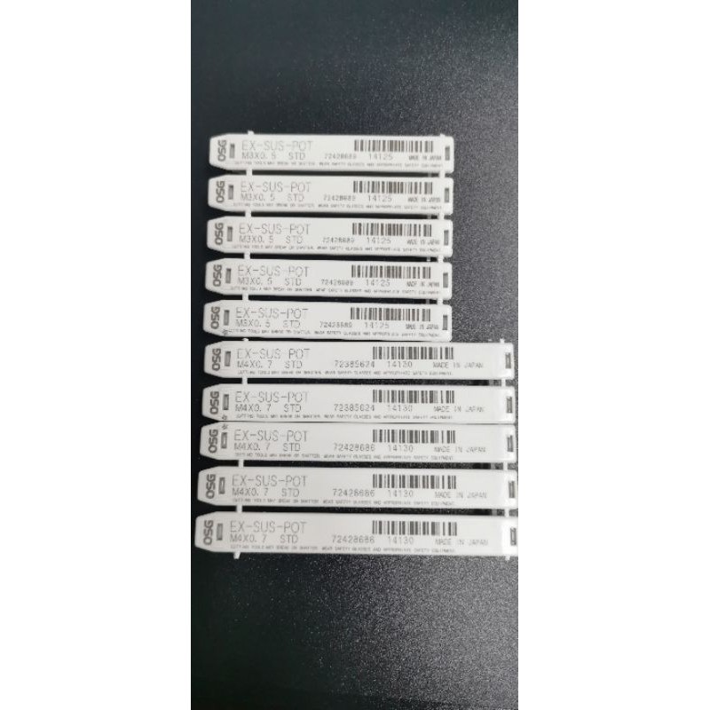 EX-SUS-SFT / EX-SUS-POT- JAPAN OSG CUTTING TAP EX-SUS-SFT & EX-SUS-POT ...