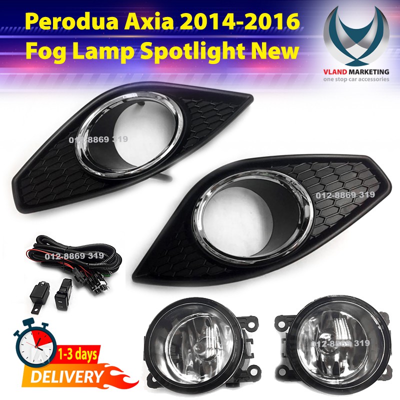 Perodua Axia E&G 2014 - 2016 fog lamp foglamp sportlight spot light new ... Perodua Axia E&G 2014 - 2016 fog lamp foglamp sportlight spot light new ...