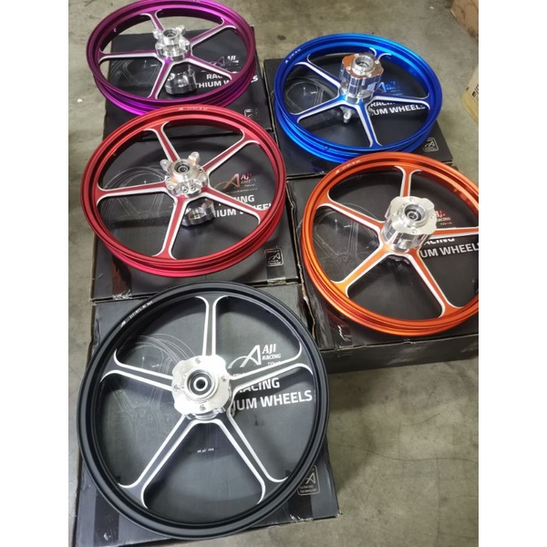 SPORTRIM AJI RACING FG505 Y15ZR/Y16ZR CUSTOM HUB V2 💯 %ORIGINAL | Shopee Malaysia