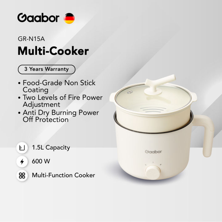 Gaabor Multifunctional Cooker Stainless Steel Tray Anti-Slippery Double ...