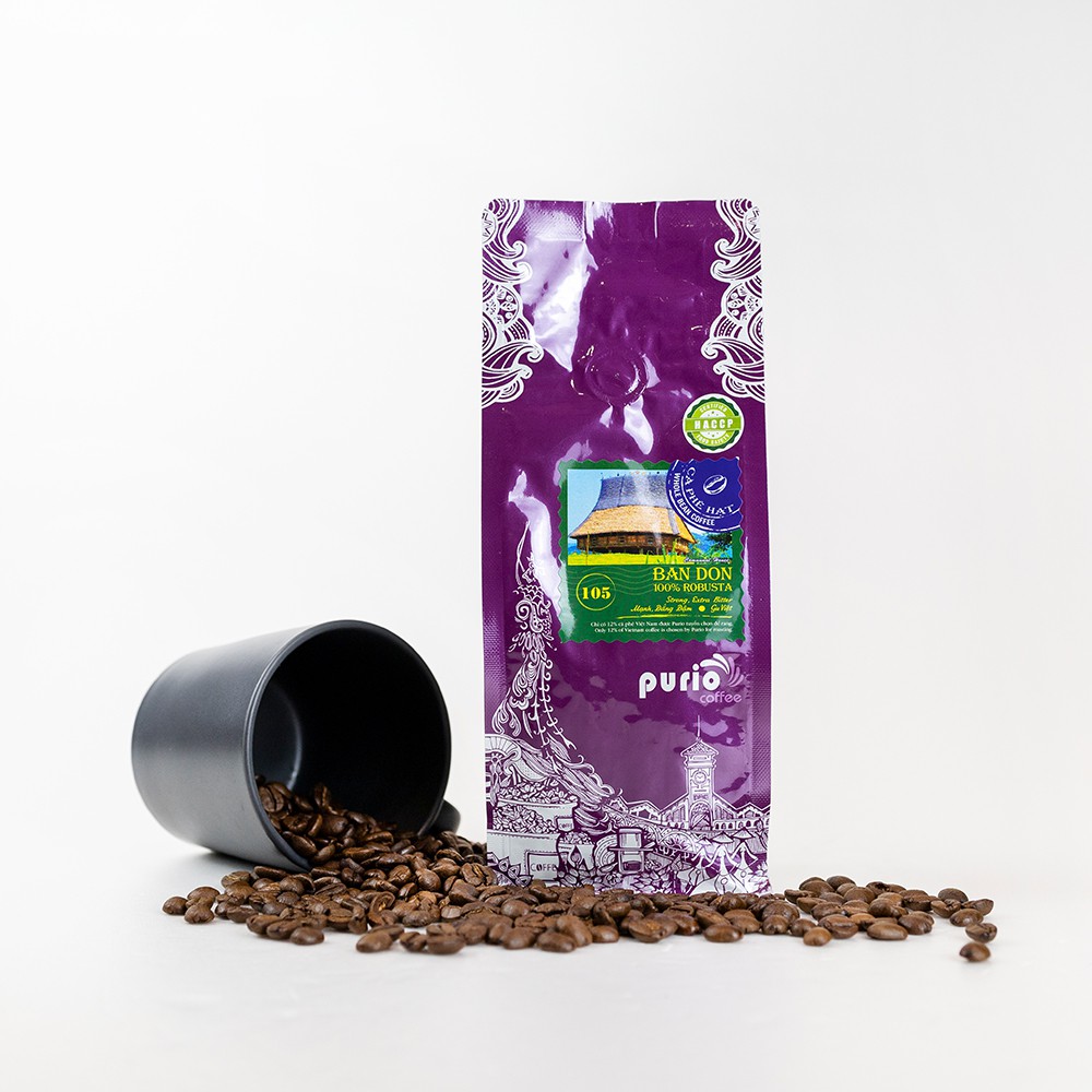 [PURIO] VIETNAM ROASTED 100% ROBUSTA COFFEE BEANS (BAN DON) | Shopee ...