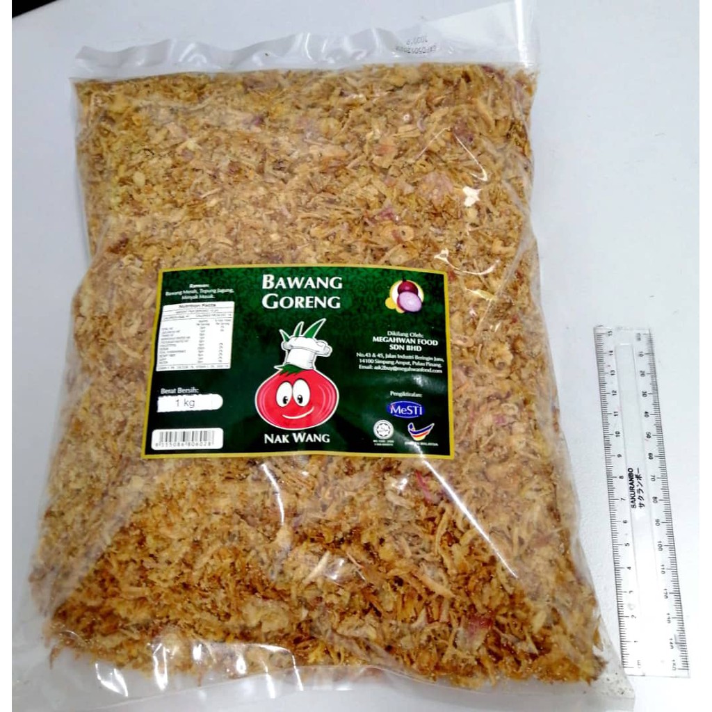 BAWANG GORENG 1KG | 500KG | 180G CAP NAK WANG | Shopee Malaysia