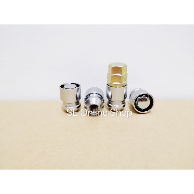 Extra Safety Tyre Wheel Lock Nut Sport Rim Lock Nut Kereta | Shopee ...