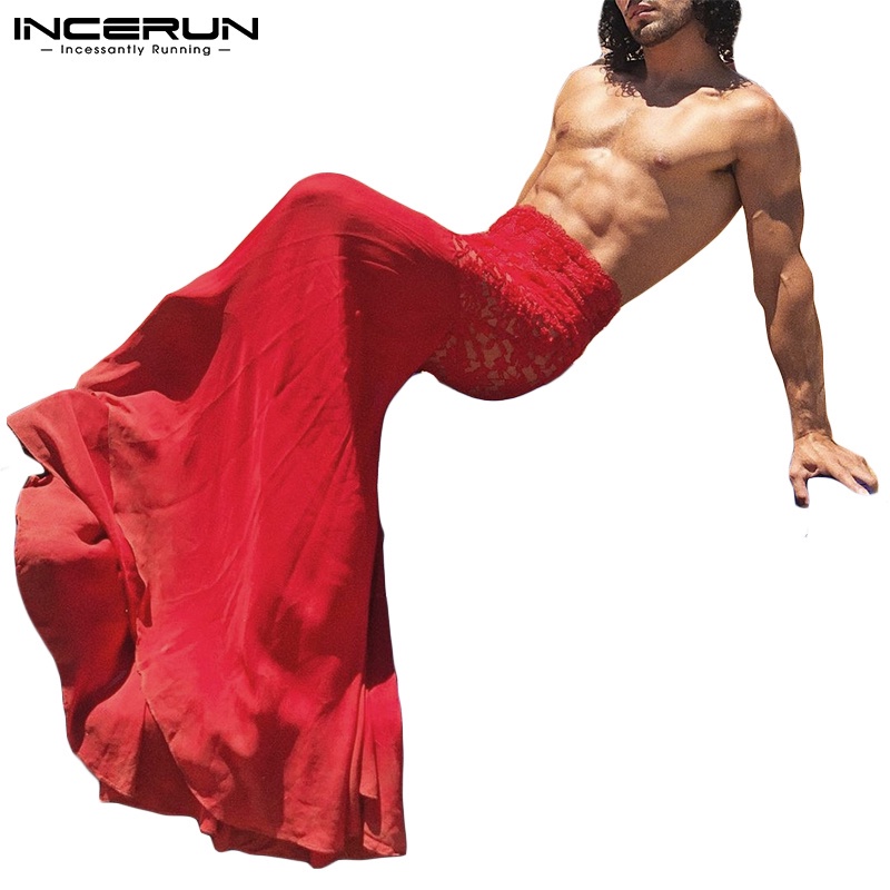 INCERUN Men Lace See Through Patchwork Oversized Wide Leg Pant | Shopee ... INCERUN Men Lace See Through Patchwork Oversized Wide Leg Pant | Shopee ...