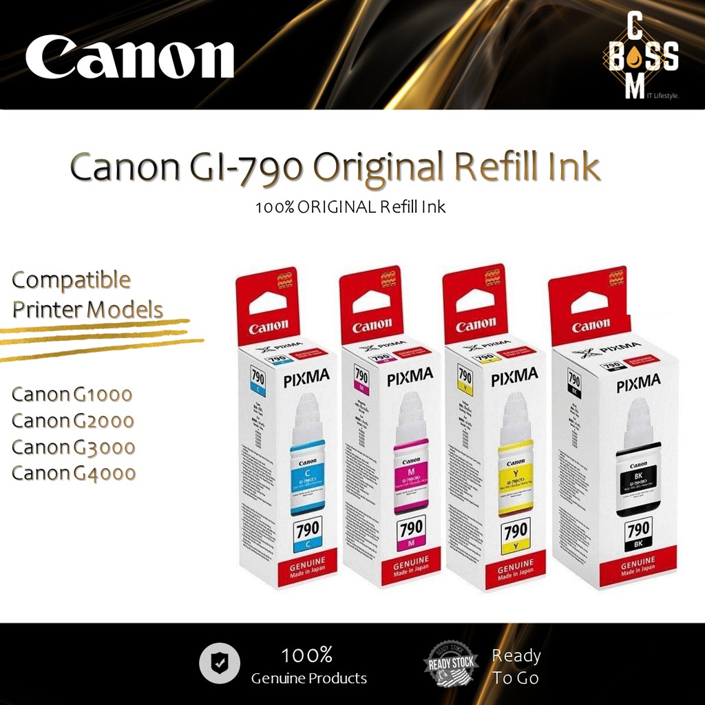 *Ready Stock* 100% Original Canon GI790 Refill Ink | Shopee Malaysia