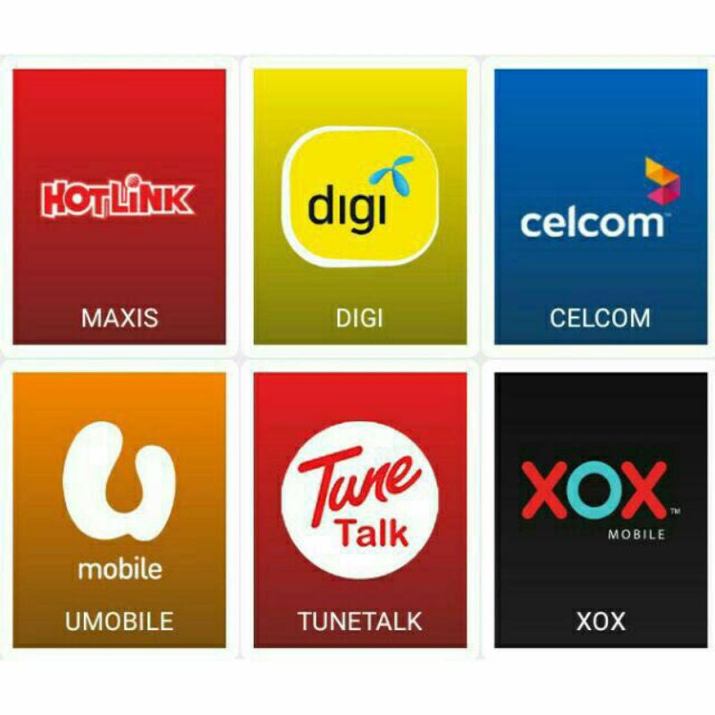 Mobile TopUp / Reload Prepaid (Maxis/Celcom/Digi/Umobile/TuneTalk/Xox/Beone) | Shopee Malaysia