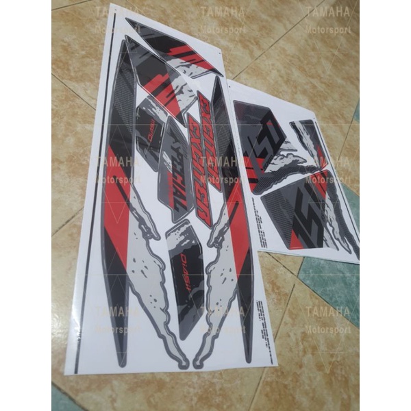 Yamaha Y15 Y15zr Body Cover Stripe Sticker 2022 (Master art of the ...