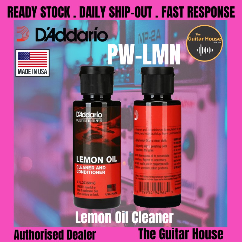 D'addario Planet Waves PW-LMN Lemon Oil (daddario) (PWLMN) | Shopee ...