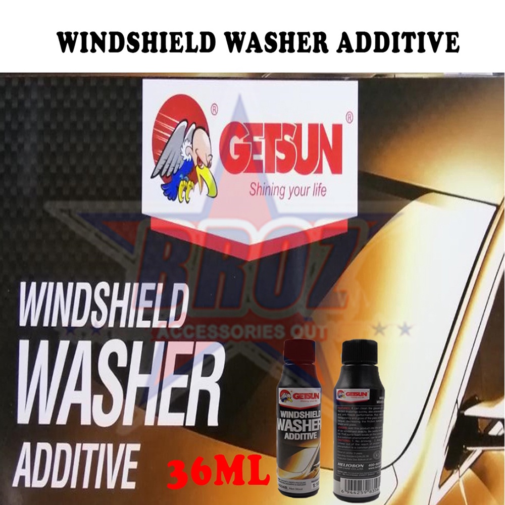 Getsun Windscreen Windshield Washer Additive Clear Water Mark Anti-Mist ...