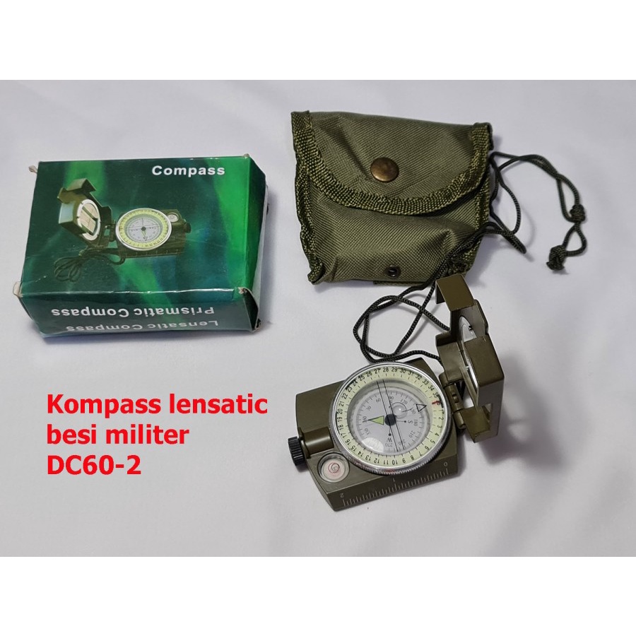 Dc60-2 Compass Lens Prismatic Geology Sighting Camping Compass | Shopee ...