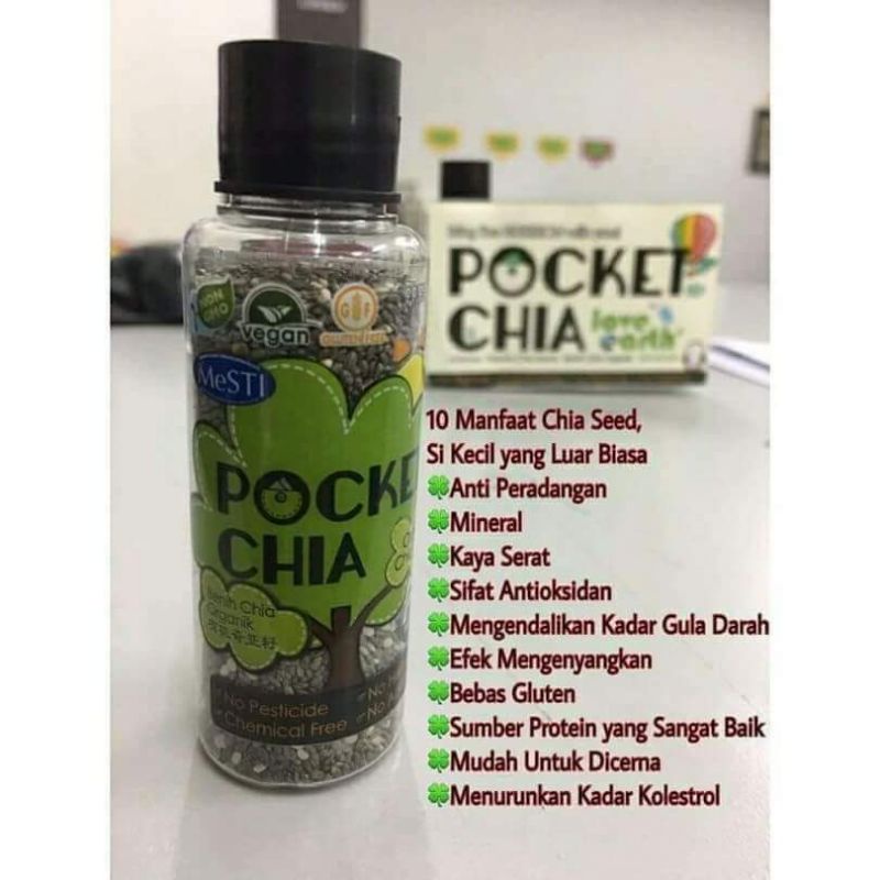 CHIA SEED POCKET untuk kesihatan | Shopee Malaysia