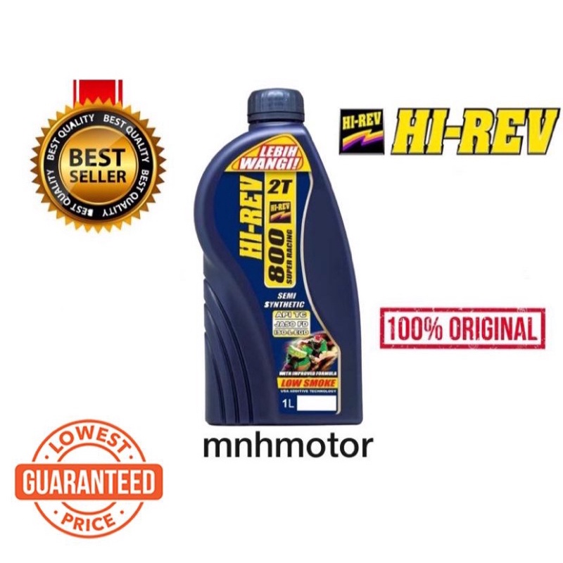 HI-REV 2T 800 SUPER RACING SEMI SYNTHETIC 100% ORIGINAL | Shopee Malaysia