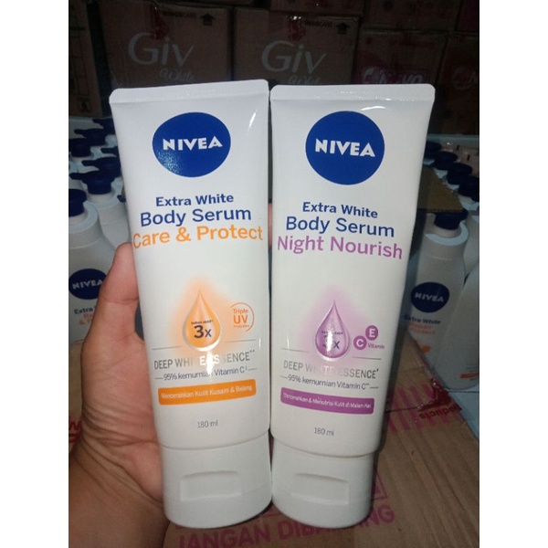 Nivea Day And night Package body serum care&protect/night nourish 180ml | Shopee Malaysia